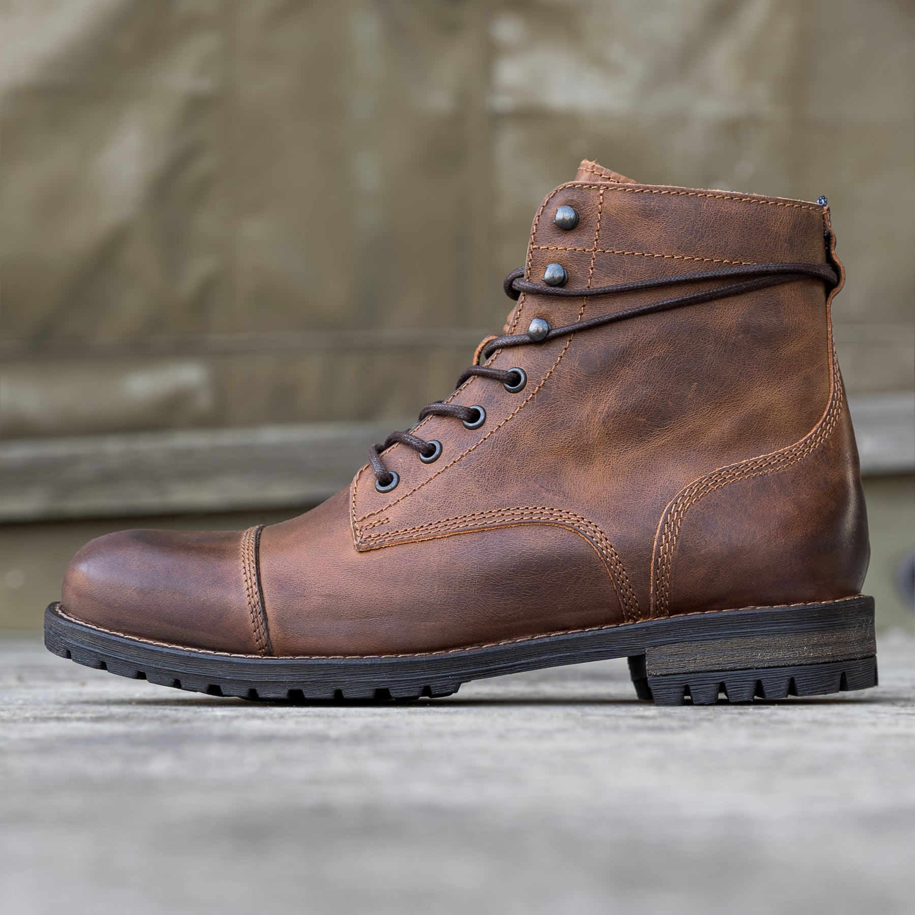 GORDON TOE CAP BOOT Bruciato Leather – ALPINA RO