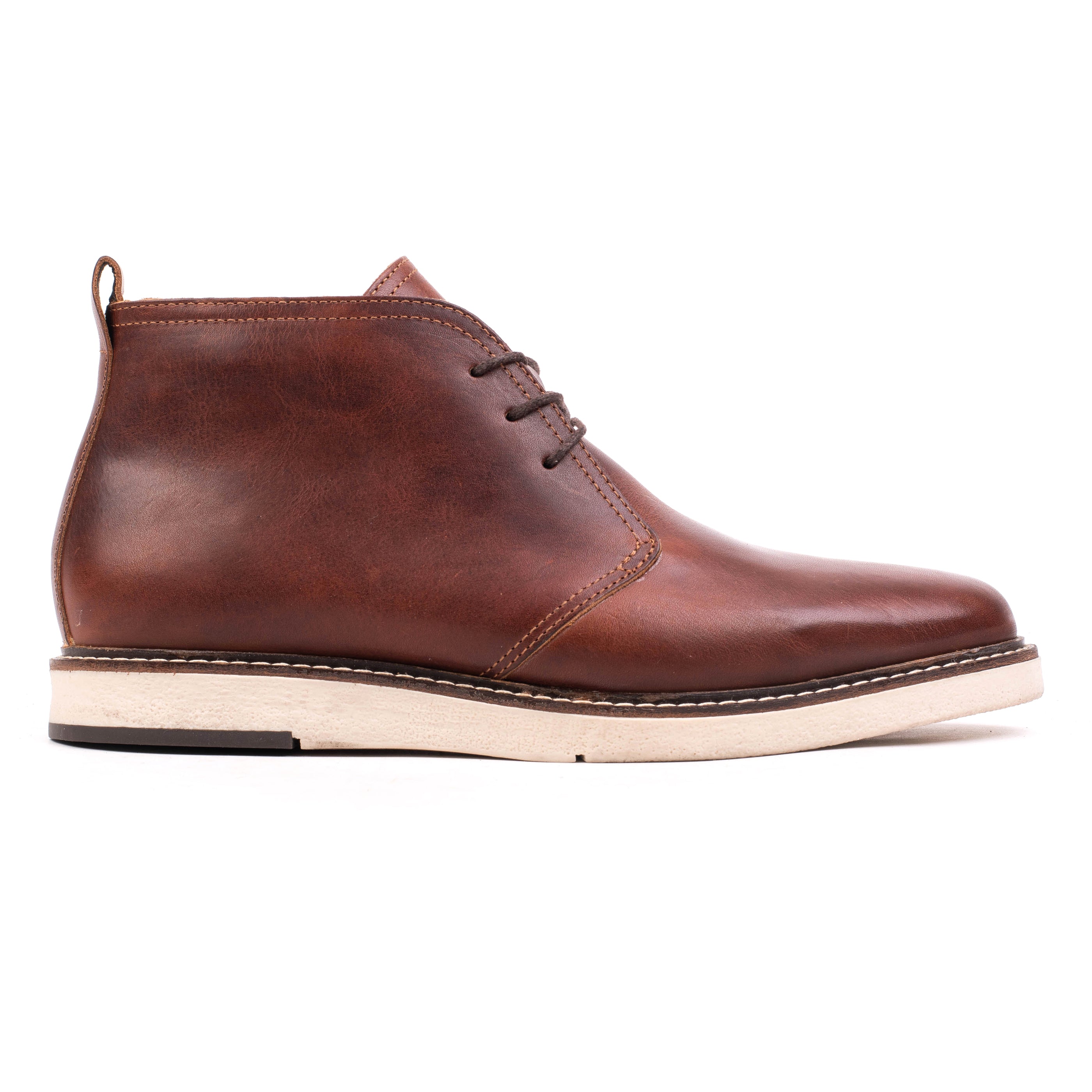 RUBIO CHUKKA BOOT Chestnut Leather Pull Up – ALPINA RO